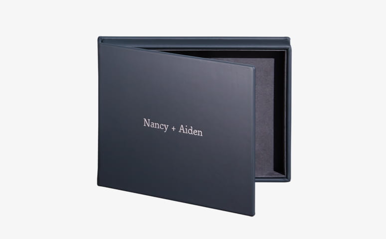 Presentation Box Album USB Set | 3-In-1 Photo Album Box Set